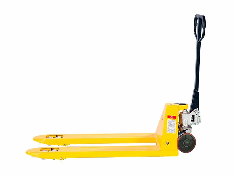 1005069 Тележка гидравлическая 1500 кг 2400 мм полиуретановые колеса TOR RHP