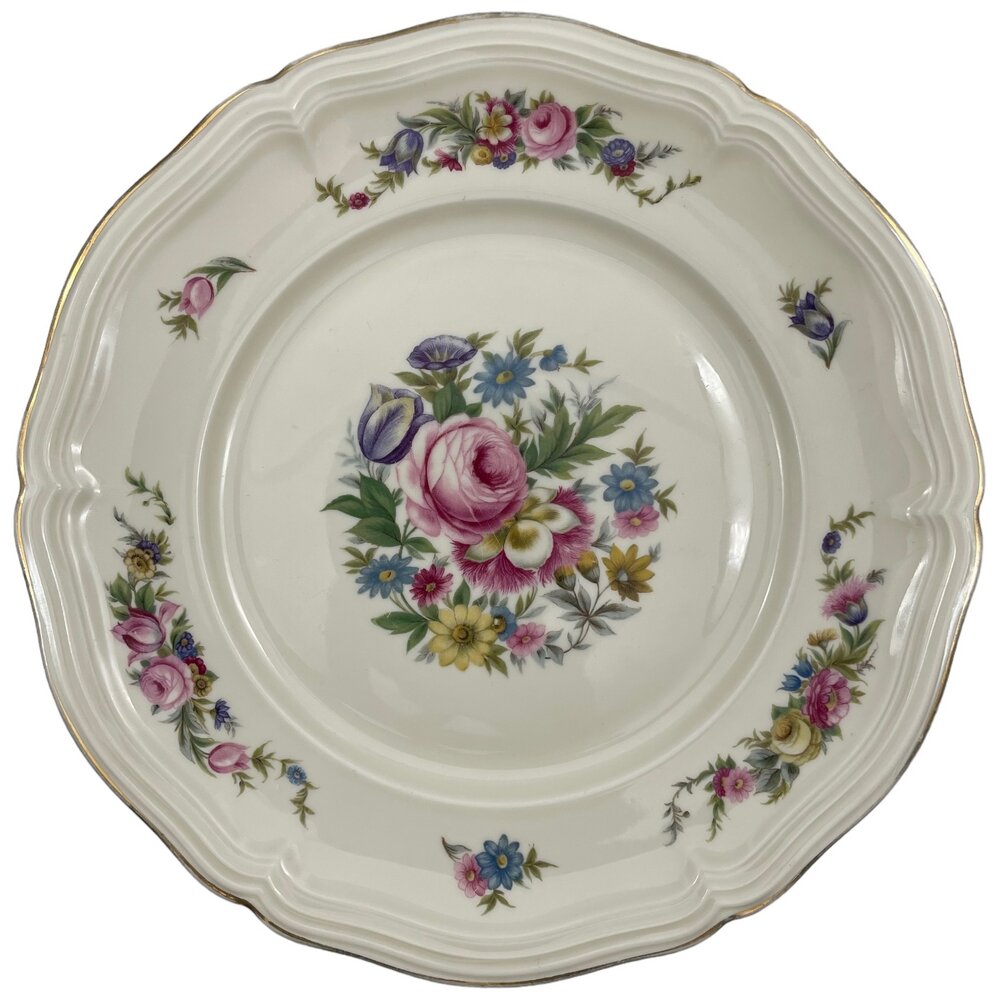 Блюдо "Chippendale", 25 см, фарфор, 1933-1937 гг, Rosenthal, Германия (скол)