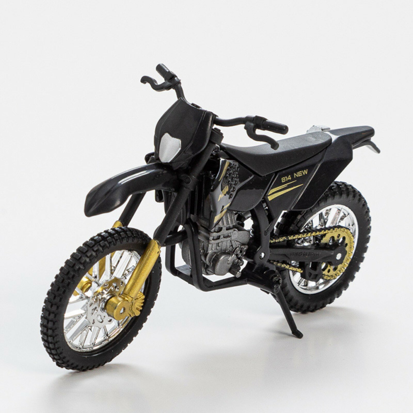 Модель мотоцикла MXR450EX-C из сплава масштаб 1:18, коллекция игрушек для мальчиков, с подставкой для демонстрации, бренд , цвет оранжевый, материалы ABS пластик, алюминиевый сплав, резина, производство Китай