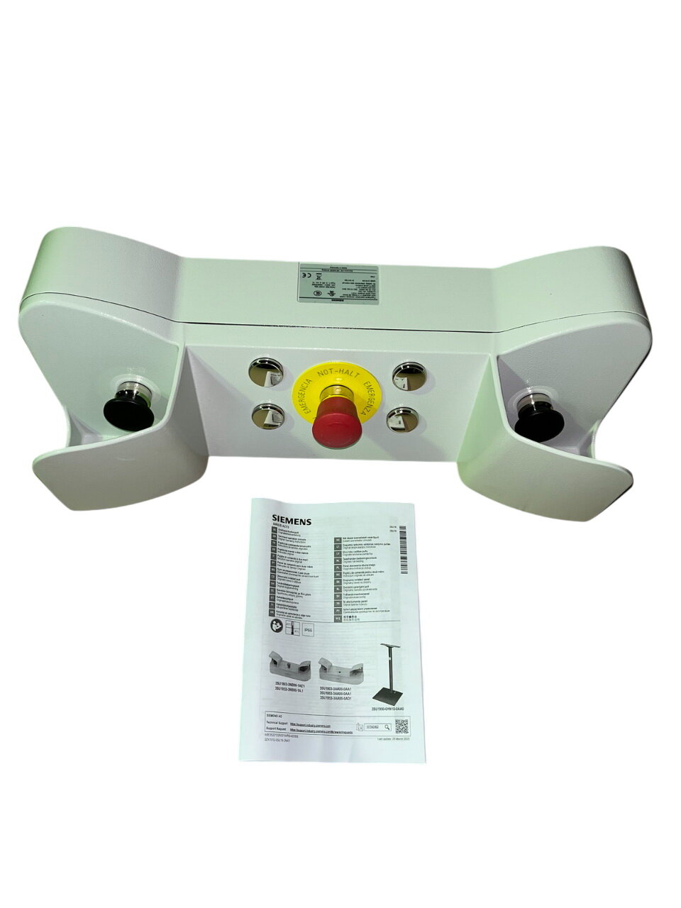 Пост управления двуручный Siemens 3SU1853-3NB00-1AD1