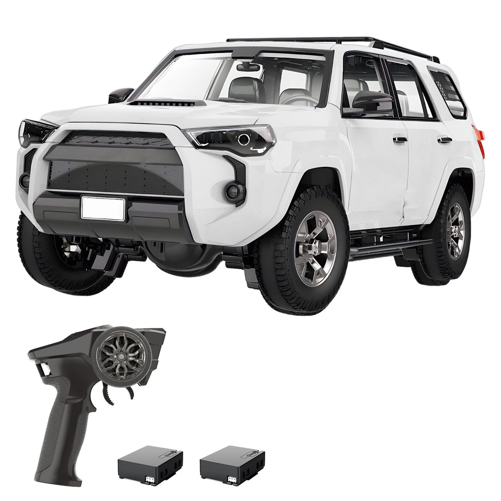 1/18 2.4GHz Радиоуправляемая машина Полноразмерная радиоуправляемая подъемная машина Внедорожный грузовик Игрушки для начинающих мальчиков детей и девочек 2 батарейки