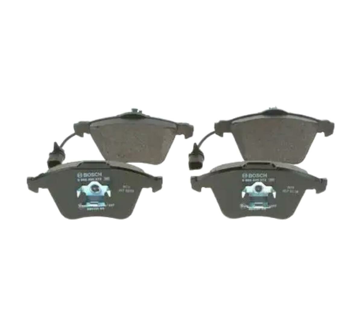 Колодки тормозные BOSCH 986495272 передние, с датчиком, Audi A4, A6, A8 00-