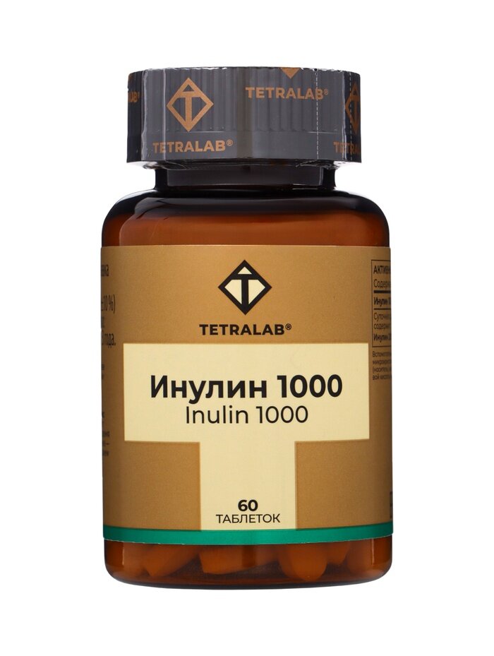 Пребиотик Инулин TETRALAB, 1000 мг, таб. № 60 10941446