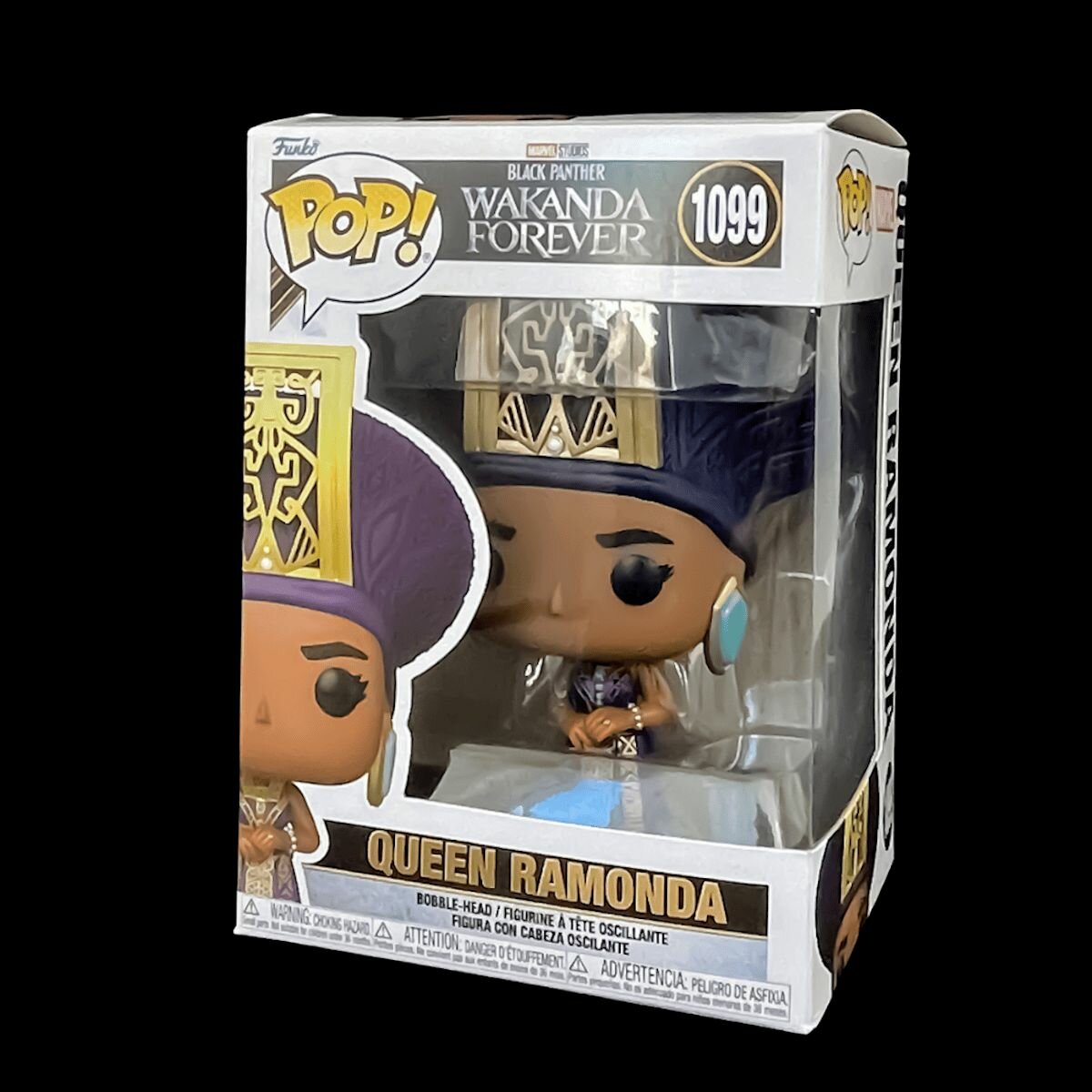 Фигурка Funko POP Queen Ramonda из фильма Black Panther 2: Wakanda Forever Marvel / Королева Рамонда из Черная Пантера: Ваканда навеки Марвел Фанко ПОП