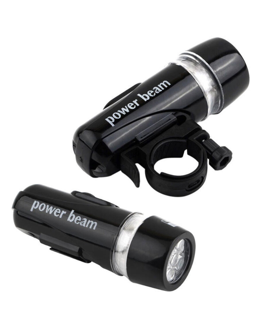 Фонарик для велосипеда Power Beam, Черный