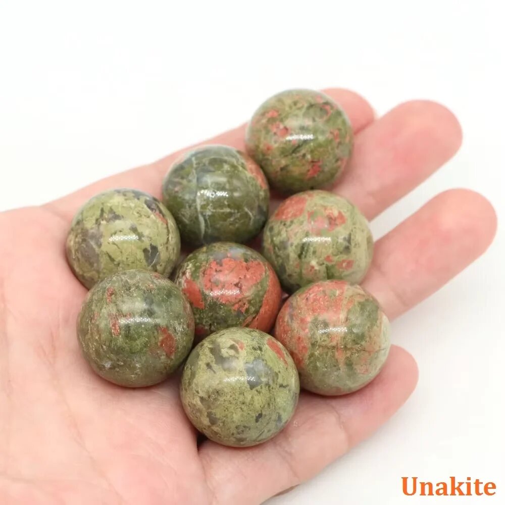 Сфера из унакита, 20 мм