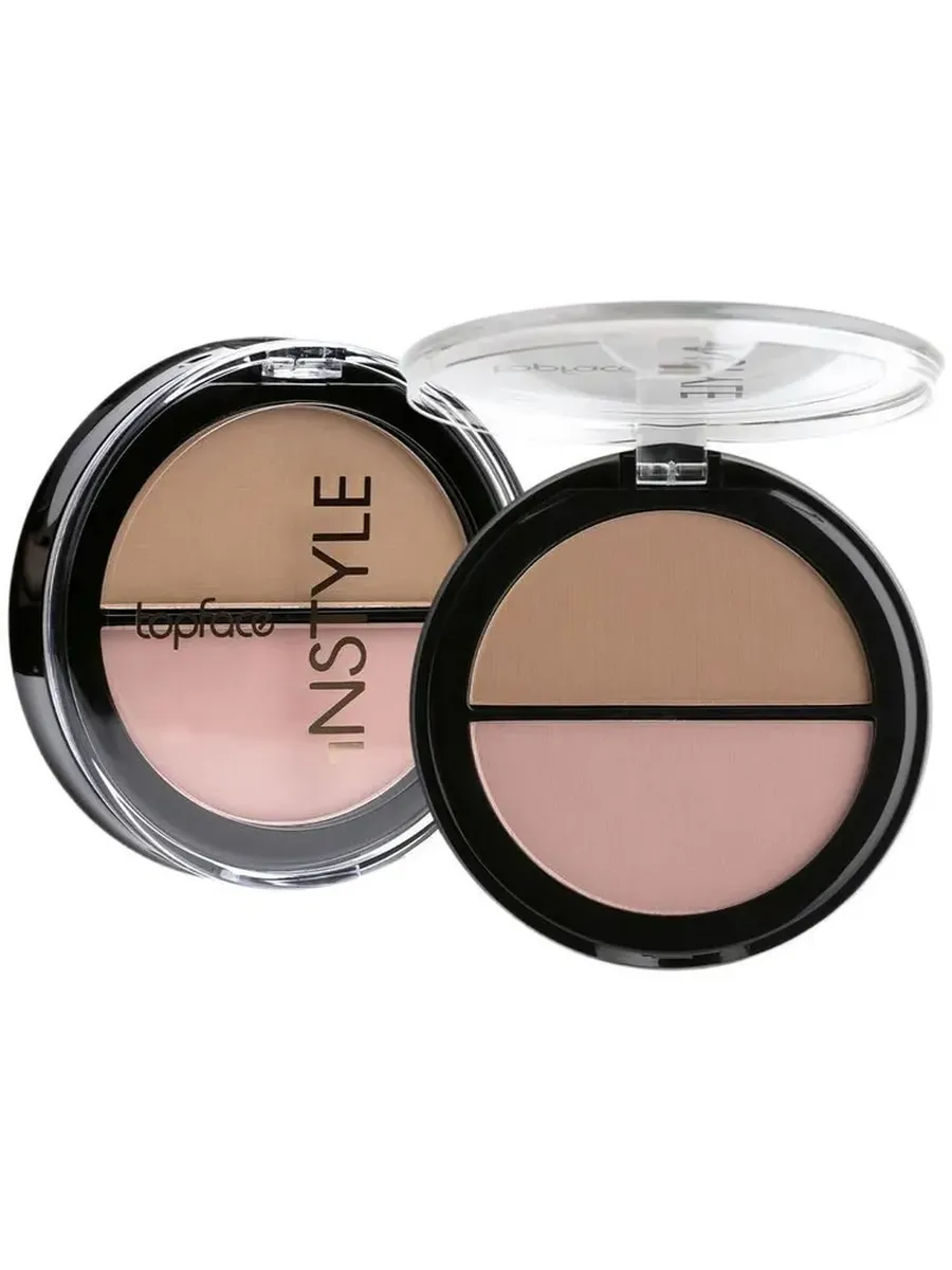 Румяна Topface Instyle Twin Blush On, Двойные румяна для лица, 005