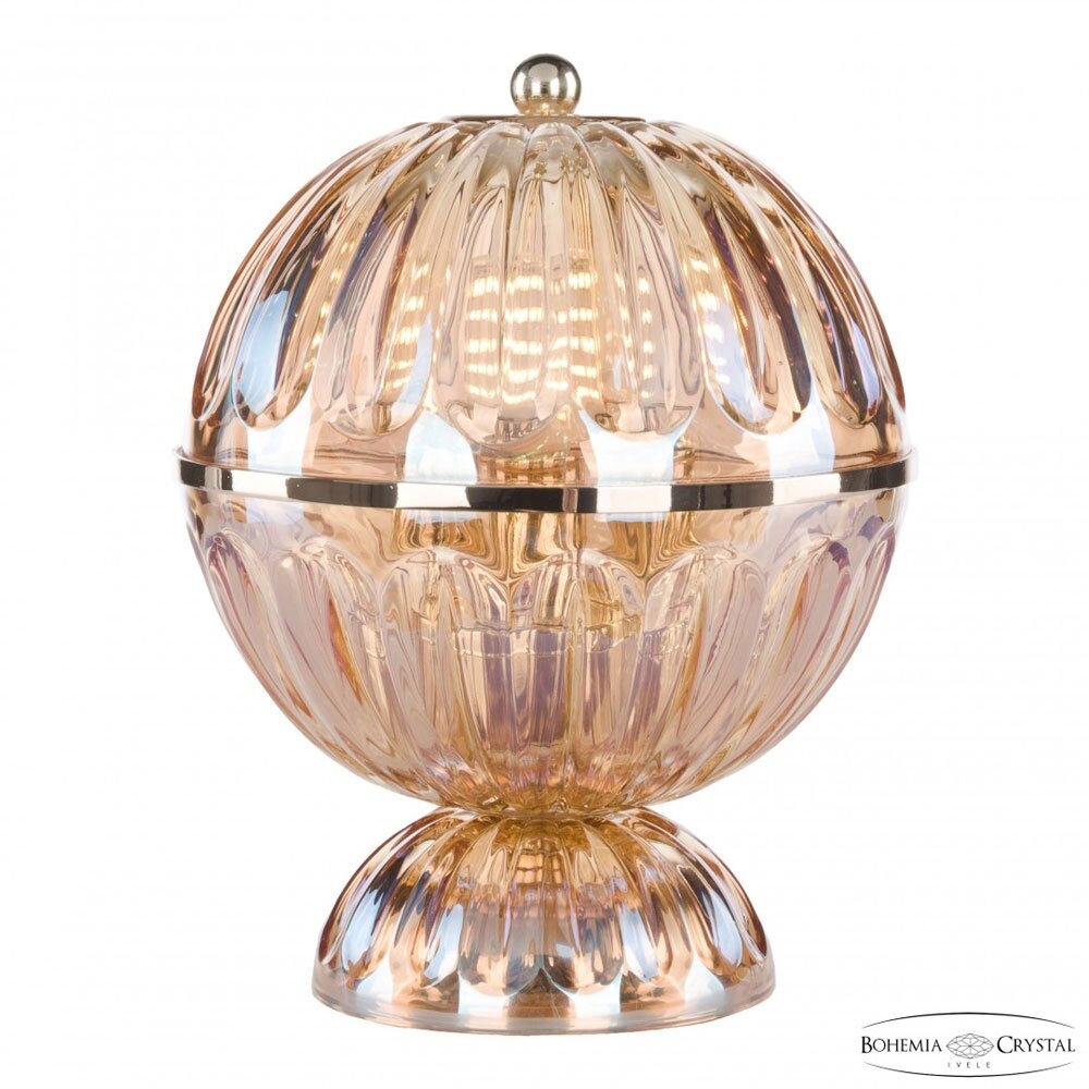 5480L/17 G Shampan/M-1H Настольная лампа хрустальная Bohemia Ivele Crystal, 5480