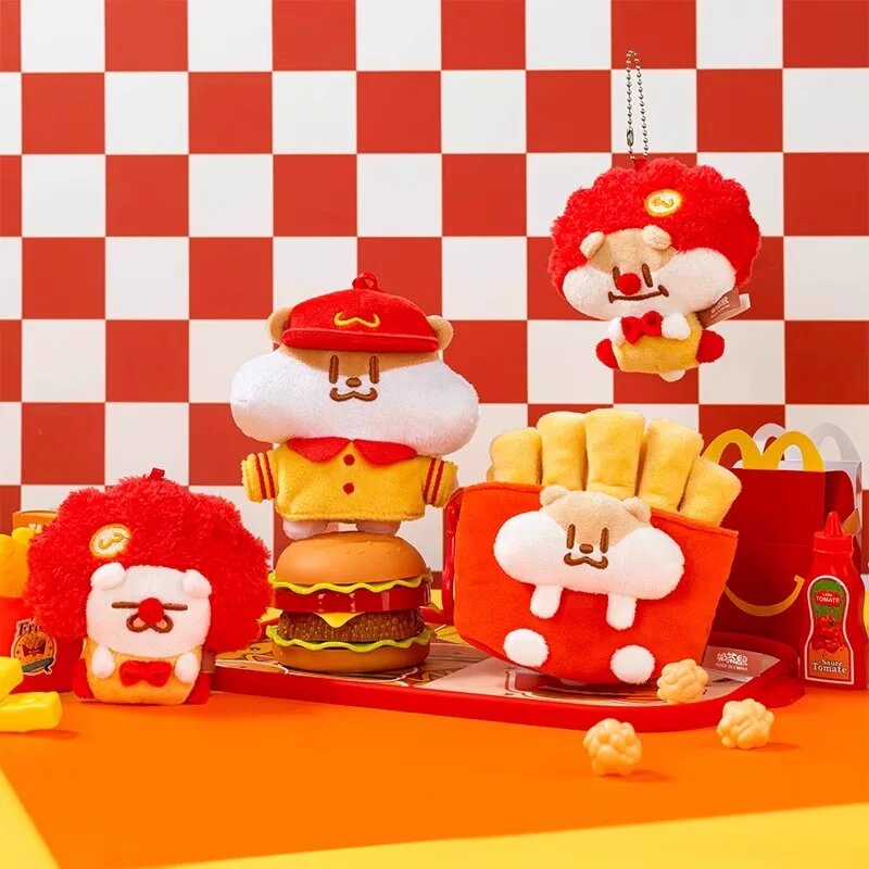 Плюшевый кулон «Милк-ти» в виде крысы — милый и забавный, украшение для рюкзака, подарок на день рождения для пар