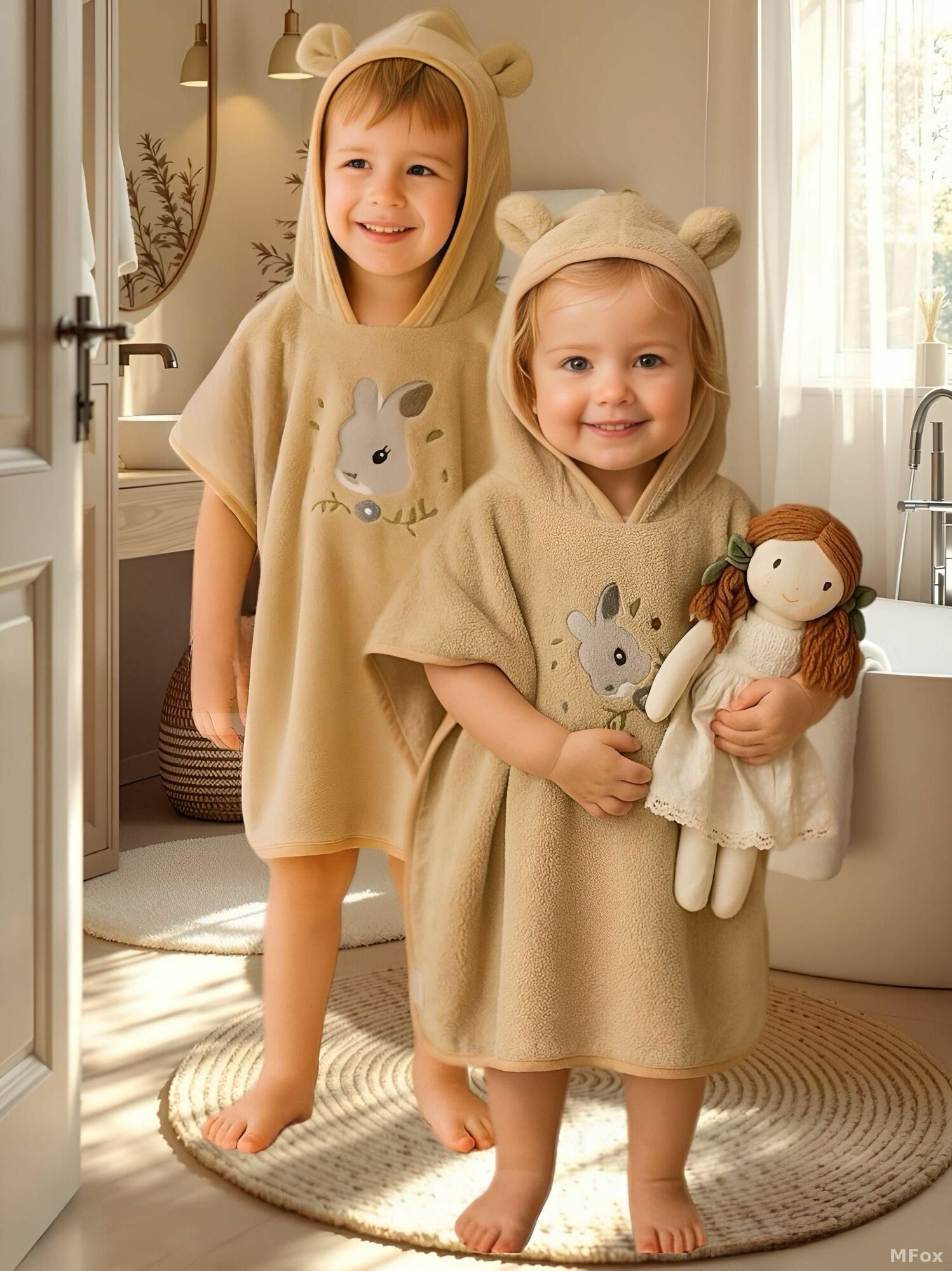 Полотенце детское 60x120 см,