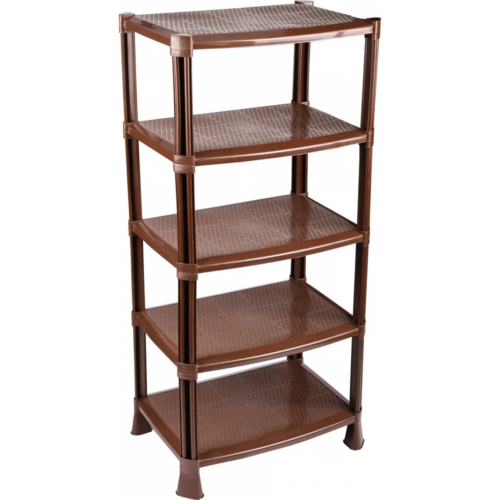 Этажерка для обуви ЗПИ «Альтернатива» 1008x510x350 мм, 5-ти секционная, венге М665