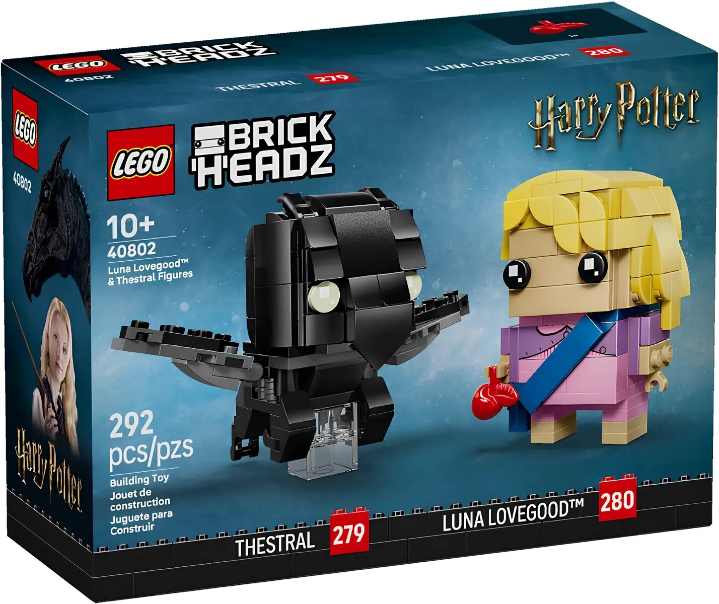 Конструктор LEGO BrickHeadz 40802 Полумна Лавгуд и Фестрал