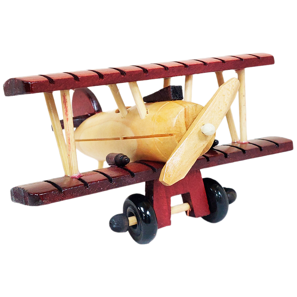 Деревянный ретро самолётик "Кукурузник"