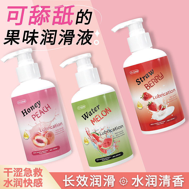 Любовь к клубнике, персикам, арбузам, фруктовой смазке для человека, сексуальной смазке для пар, которую можно лизать