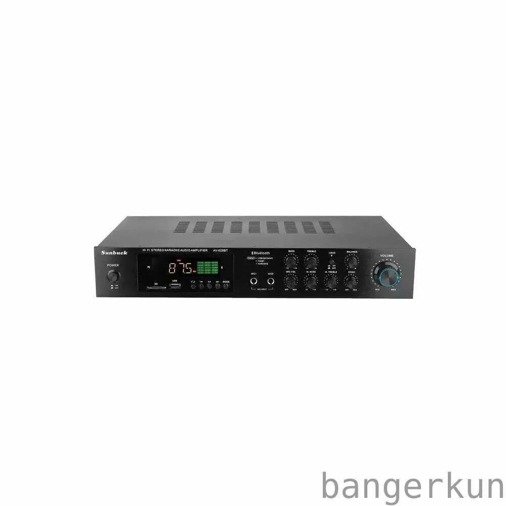 Пятиканальный усилитель звука Sunbuck AV-628BT / Усилитель мощности для колонок Bluetooth 5.0