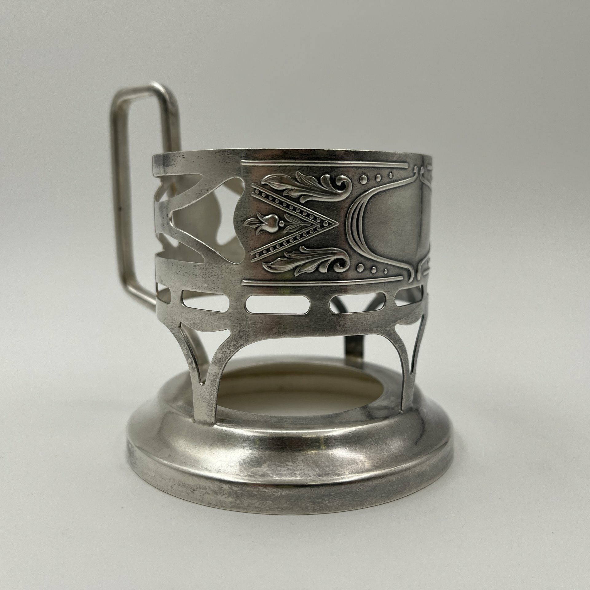 Подстаканник в стиле Модерн, мНЦ (медь-никель-цинк)