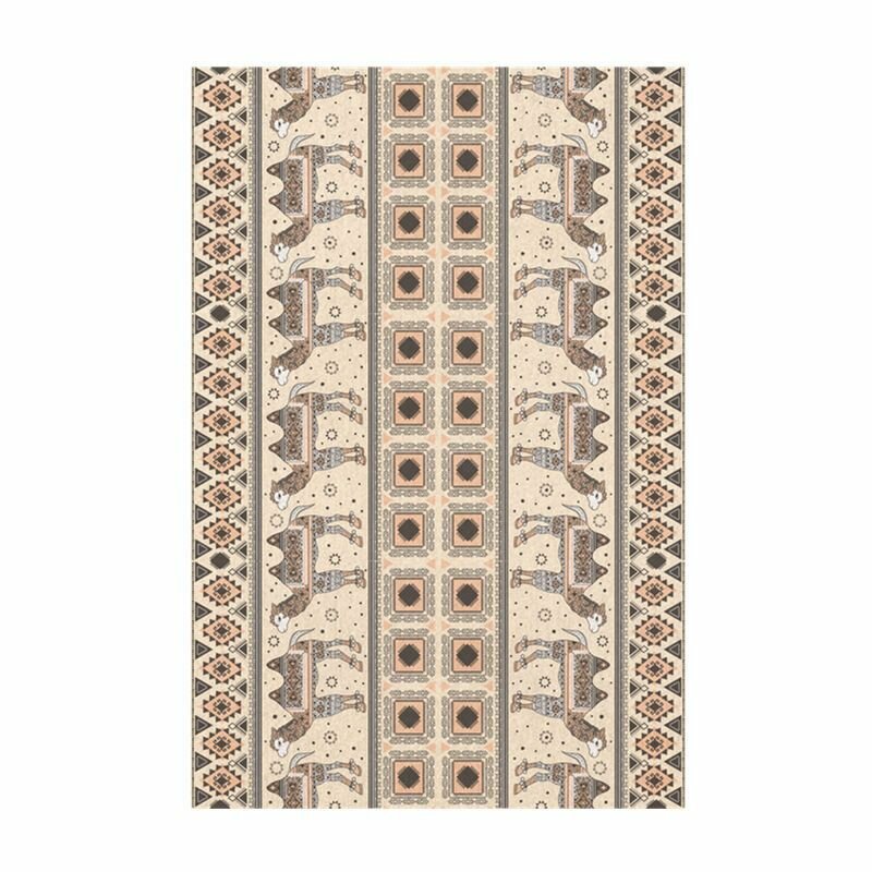 Ковер из имитации марокканского кашемира, легкая роскошь для гостиной, спальни, прикроватный коврик, скандинавский ретро стиль, этнический стиль, американский стиль