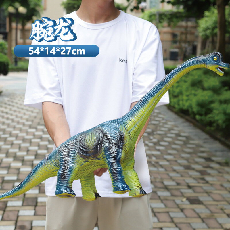 Очень большой мягкий резиновый динозавр T-Rex, виниловая игрушка для мальчиков, реалистичный набор животных, оптовая продажа, кросс-бордер