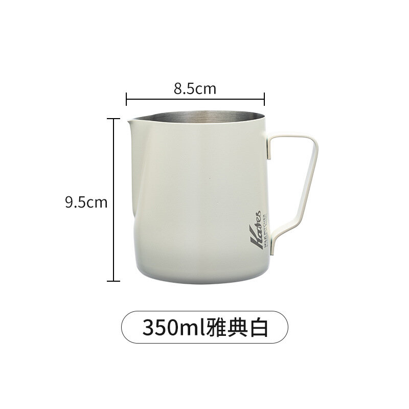 Кувшин для латте-арта KAFES с носиком, чашка для латте-арта 304, чашка для вспенивания молока 350 мл/600 мл, чашка для латте-арта из нержавеющей стали