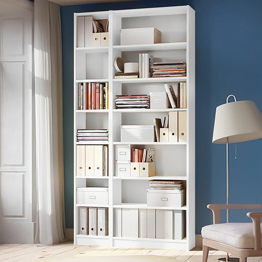 Фиеста К Стеллаж Билли 02 FS белый дизайн IKEA