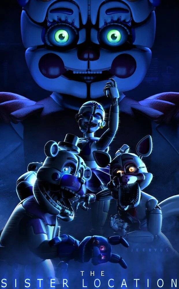 Алмазная Мозаика "FNAF Five Nights At Freddy's" 40x50 См Алмазная Вышивка / Картина Стразами Подарков / Украшения