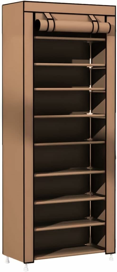 Многофункциональный органайзер для обуви/архив хранения обуви Минималистская обувная гардероб Минималистская обувная гардероб (коричневый, 9 уровней)
