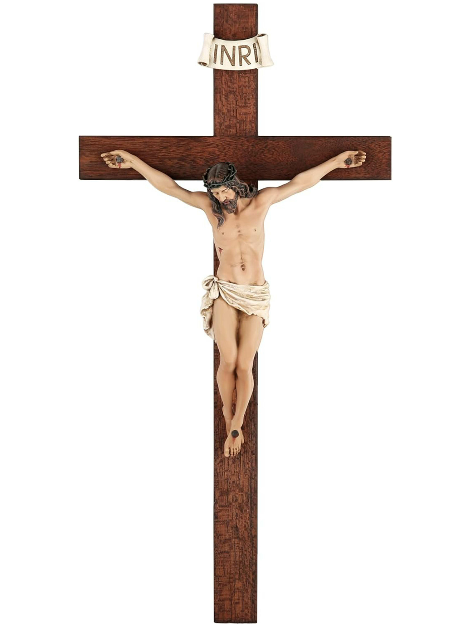 Крест Распятие настенное литое