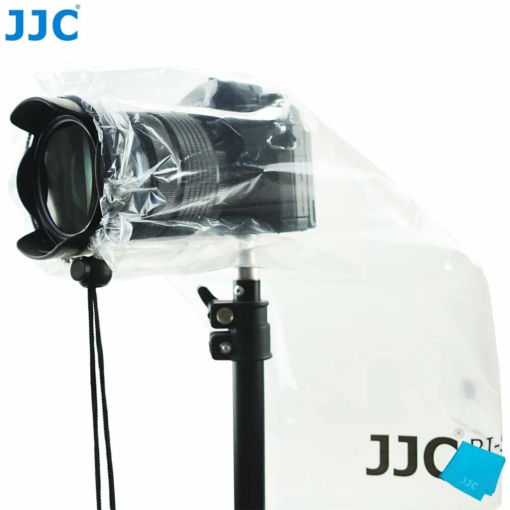 Дождевой чехол для фотоаппарата JJC RI-S (2 шт.) - универсальный водонепроницаемый чехол для зеркальных и беззеркальных камер