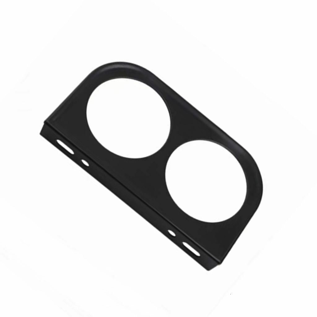 Кронштейн для крепления датчиков температуры и давления масла, Черный - Двойное отверстие