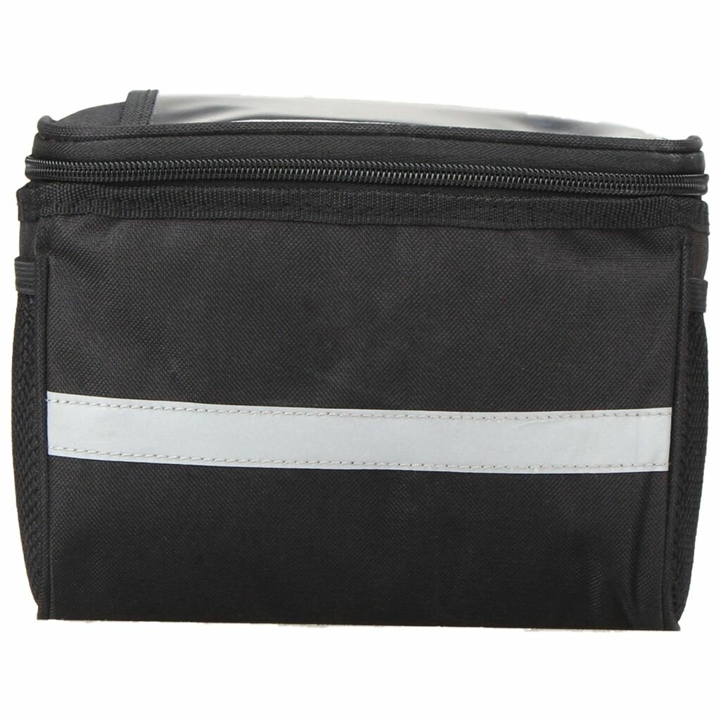 (1 шт.) Встроенный передний пакет для сохранения тепла и холода из алюминиевой фольги-черный