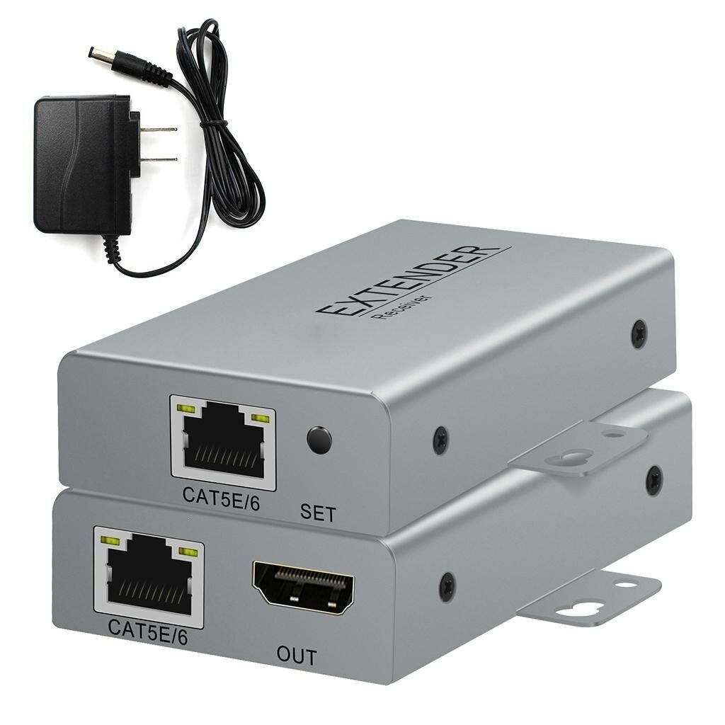 RJ45 4K Extender Transmitter 50M Power Over Ethernet CAT6/5E Поддержка POE 1080P для DTV/HDTV, Правила США