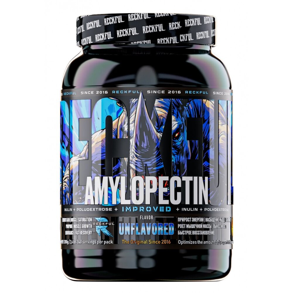 Reckful Amylopectin, 1200 г, Вкус Unflavored / Без вкусовых добавок