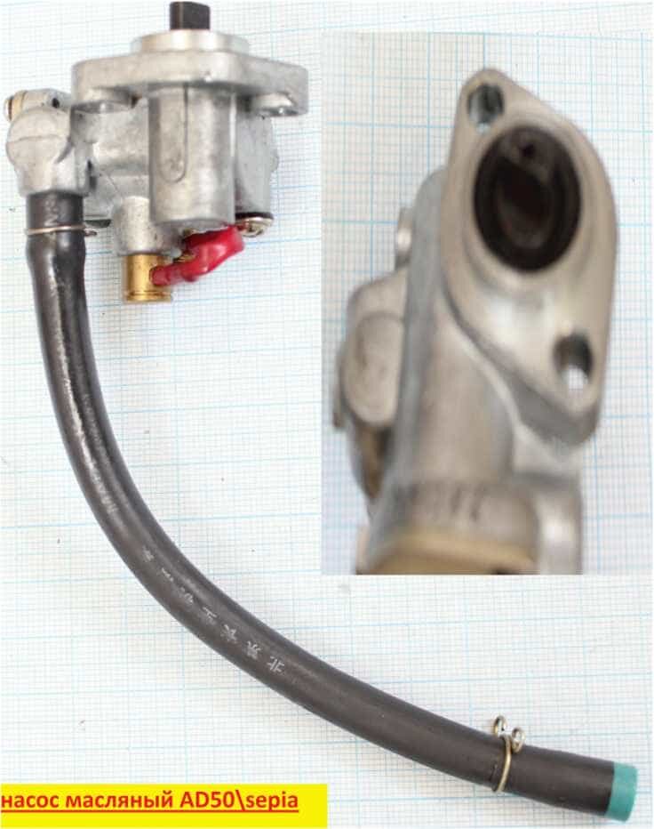 Насос масляный 2Т 1P41QMB (TB50); BM, SMILE, Suzuki AD-50