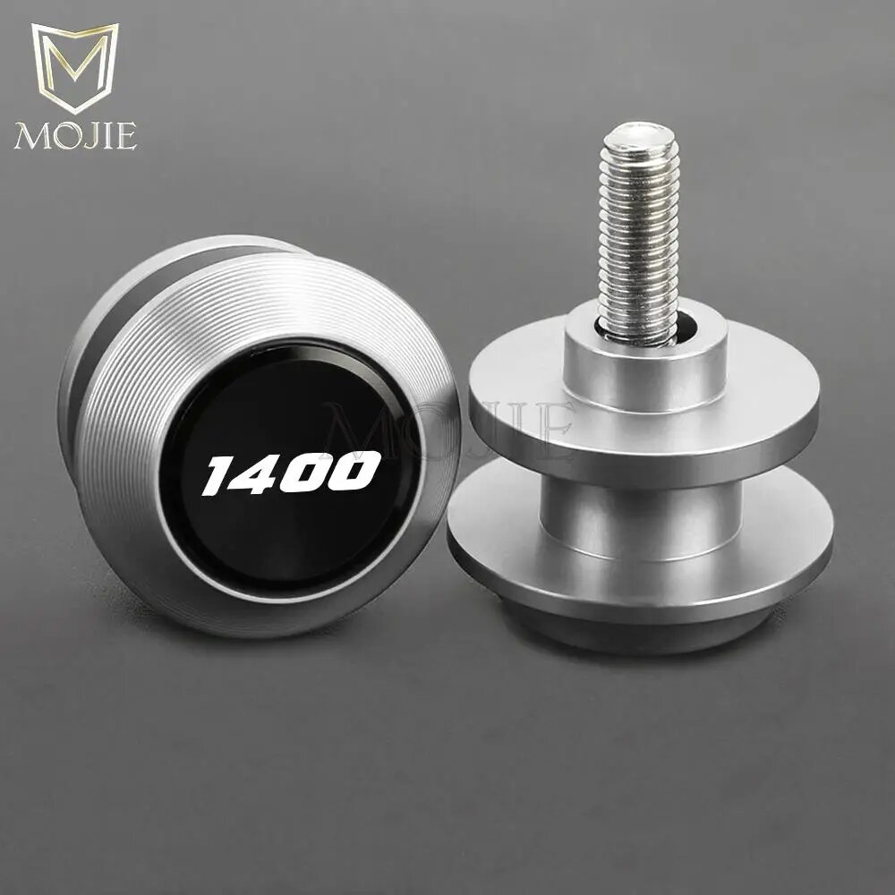 Для SUZUKI INTRUDER 1400 GSX1400 GSX 1400 1990-2013 2014 2015 2016 + ползунки маятника с ЧПУ для мотоцикла, катушки, винты, аксессуары 8 мм Серебряный, 8mm silver