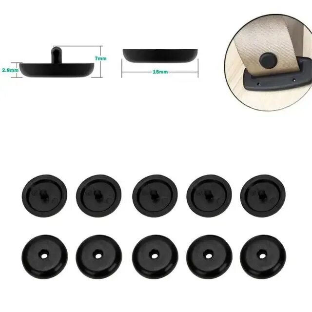 /комплект, зажимы для крепления ремня безопасности