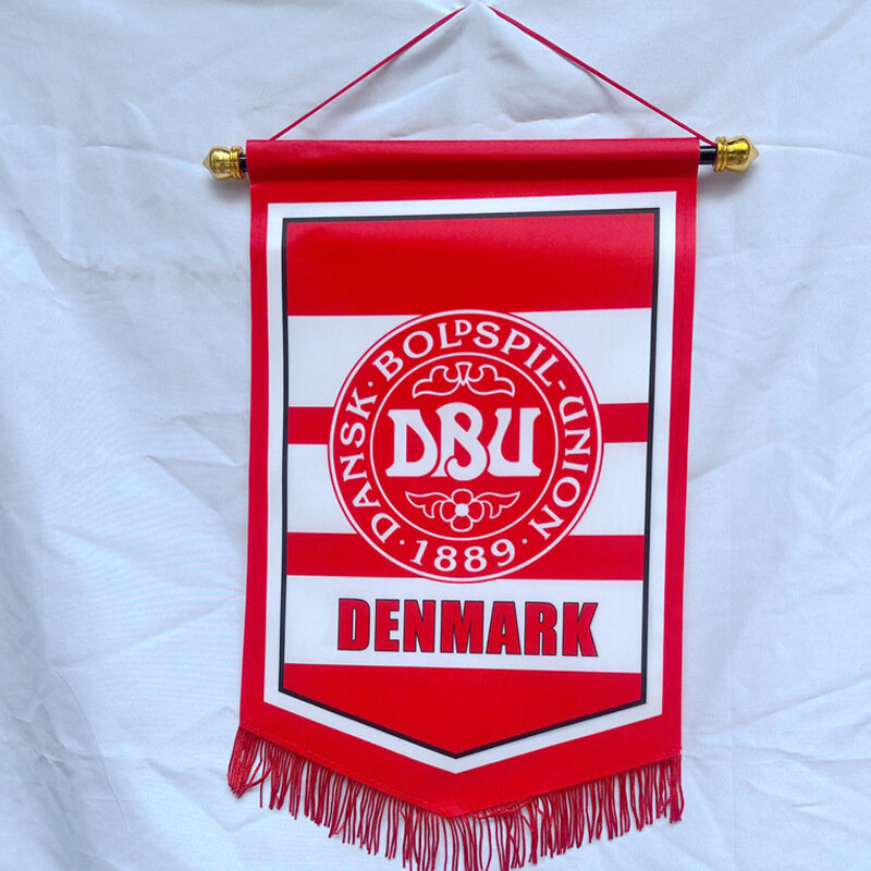 Флаг для фанатов футбольной команды Чемпионата мира, Дания, Германия, Франция, Португалия, пентаграмма, обмен, барное украшение