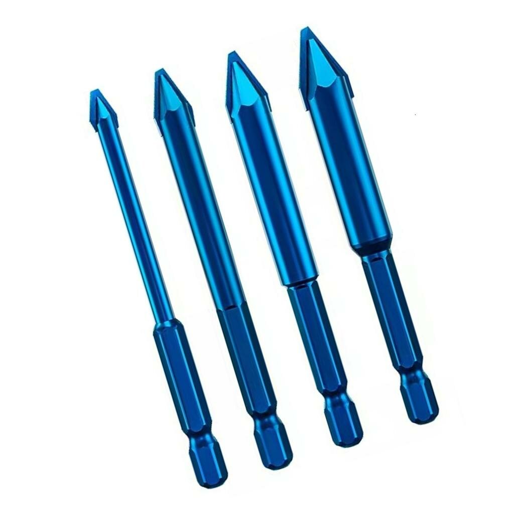 Сверло для кафеля с угловым наконечником, сухое сверление, Прямой рычаг eccen