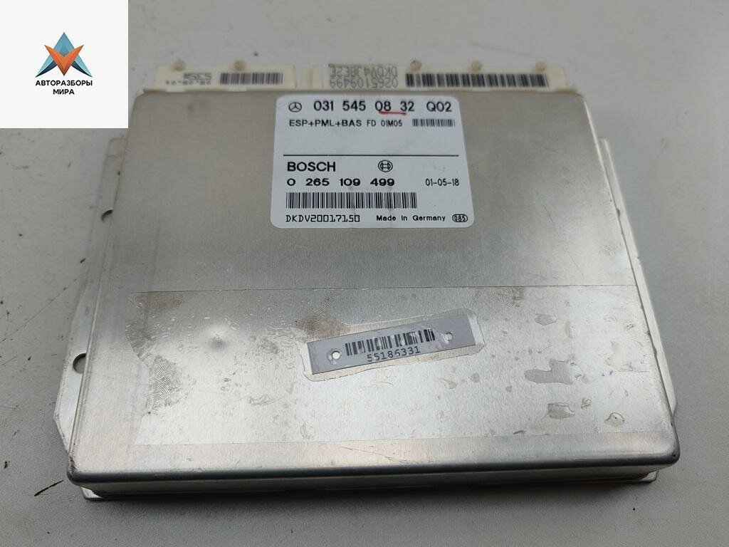 Блок управления ABS/ESP Mercedes-Benz E-Класс W210/S210 рест. 2001 0315450832