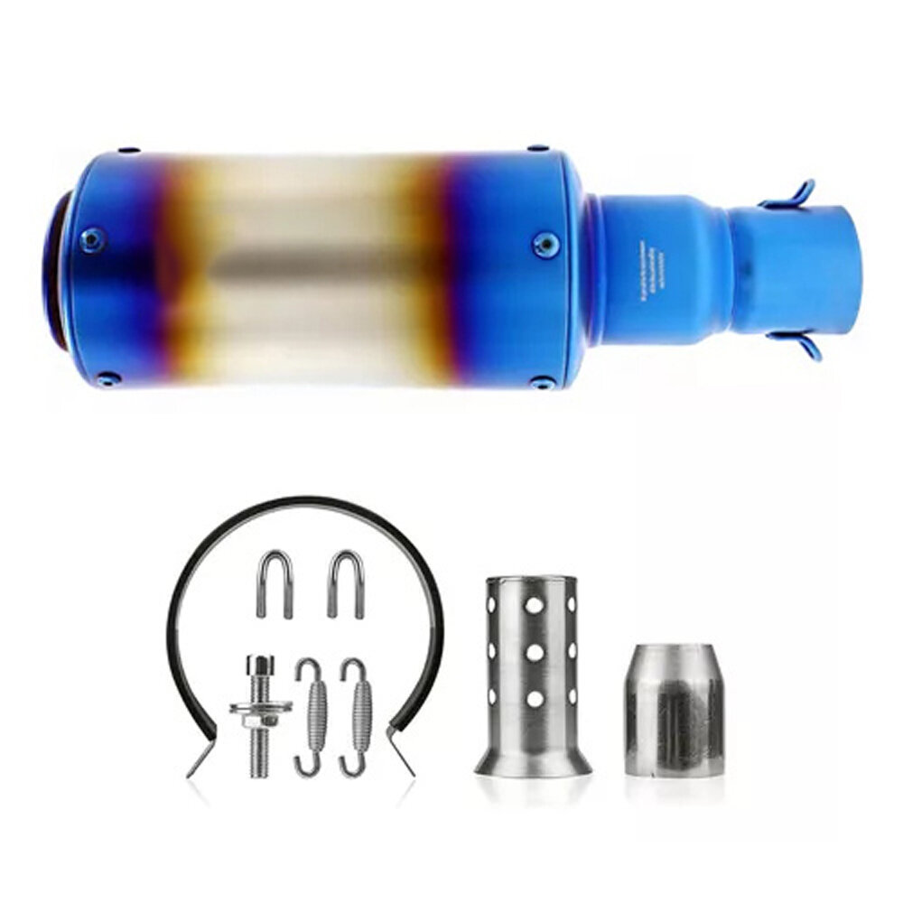 Глушитель Из Нержавеющей Стали: Комплект Для Установки Повышение Производительности Мотоцикла - Универсальная Совместимость С Для Кроссовых И Дорожных Мотоциклов