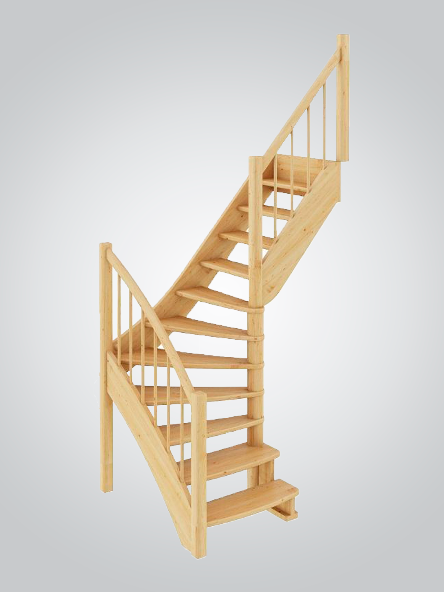 Лестница на второй этаж ЛС-09м/1 Правая