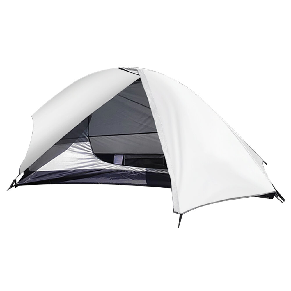 Палатка для кемпинга ультralight для одного человека водонепроницаемая рюкзак shelter дышащая outdoor Material: Oxford Cloth&Polyester Fibre Color: White&Gray Size: 210*80*100cm/82.7*31.5*39.4in Weight: 1450g/51.1oz