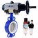 Затвор DN.ru WCB-316L-PTFE Ду65 Ру16, с пн. приводом DA-105-1, с пн. распред. PN...