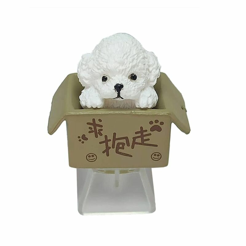 Аксессуары для клавиатуры и мыши ABS + прошивка из смолы puppy-белый