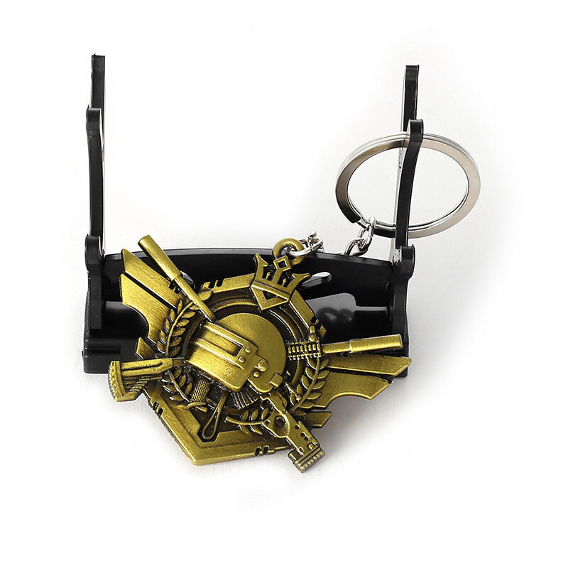 Креативный мини-пистолет 12 см брелок подвеска 98K металлическая модель AWM PUBG игра