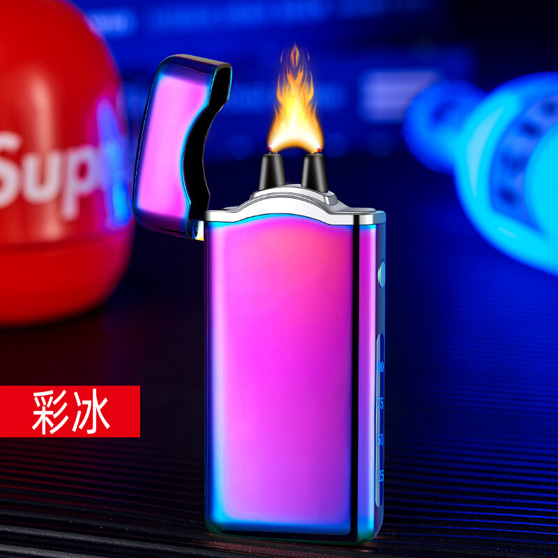 Зажигалка Yidian, новая модель, мощная, с сильным пламенем, дисплеем заряда, USB-зарядка, прямые продажи от производителя.