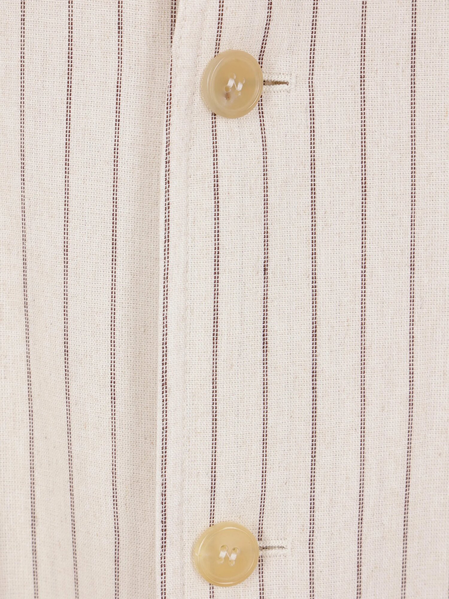 Пиджак Hed Mayner Pinstripe collarless blazer, размер 50, разноцветный — фото 1