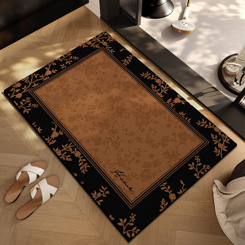 Легкий роскошный коврик для ванной, впитывающий воду, быстро сохнущий, мягкий коврик из диатомитовой земли, износостойкий, грязеотталкивающий, легко чистится, домашний нескользящий коврик для ног