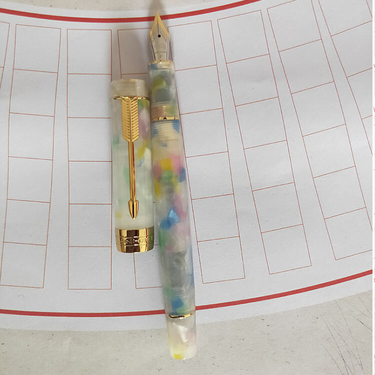 Ручка-перо Jinhao Little Century 100, высокая эстетическая ценность, компактная ручка-перо в форме капли, подходит для искусства и каллиграфии, для практики письма студентами, подарок, в наличии.