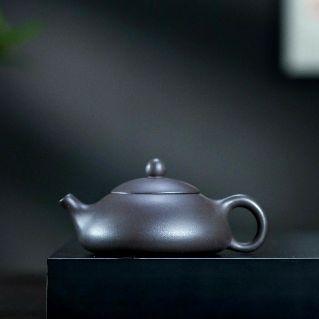 Чайник из темно-зеленой глины Yixing Original Ore, ручной работы, с шариковым отверстием, внутренняя стенка герметичная, чайник из зеленой глины, ковш из камня Dongpo, Республика Китай