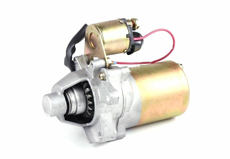 Электростартер 168F, 170F для мотоблока / генератора / снегоуборщика Huter Lifan Honda Carver Lonсin Forza и пр. (работает от аккумулятора)